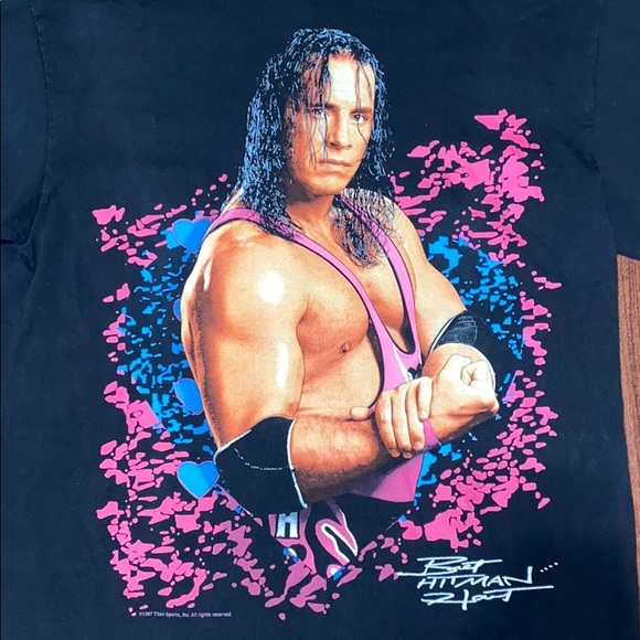 Wwf | Shirts | Wwf Bret Hart Shirt | Poshmark